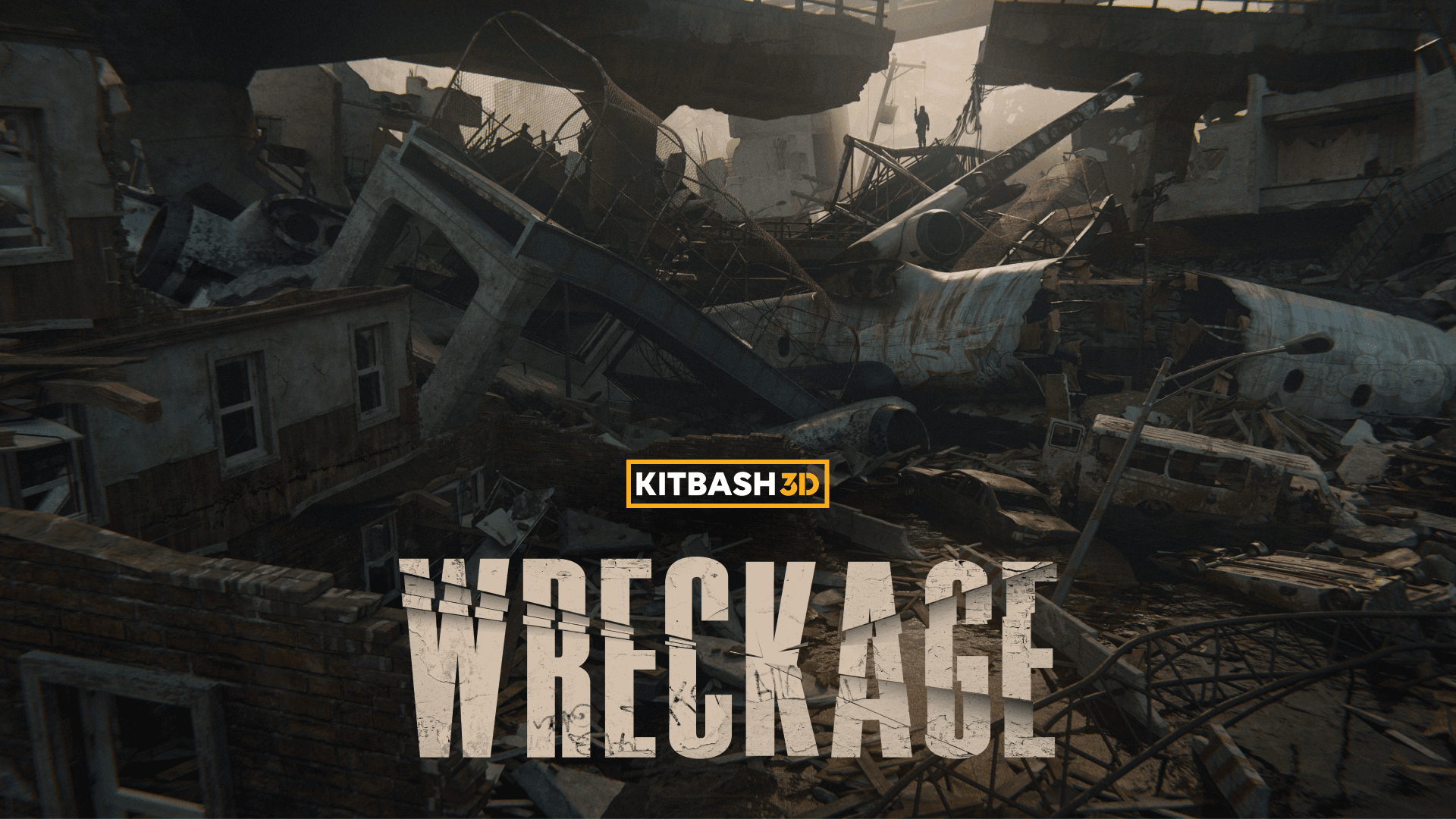 Kitbash3D Wreckage: Tải Mô Hình và Texture 2K, 4K Miễn Phí Cho Blender